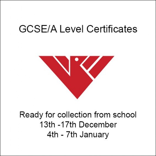 GCSE & A Level Certificates ready for collection - Meadowhead School