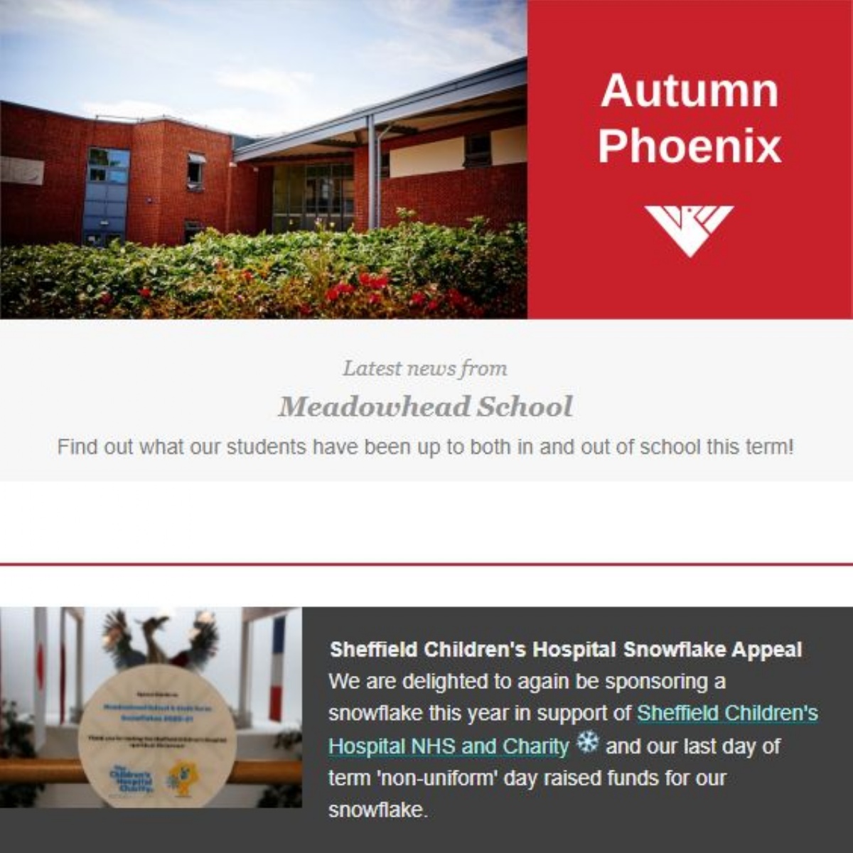 Phoenix Newsletter - Autumn Term 2021 - Meadowhead School