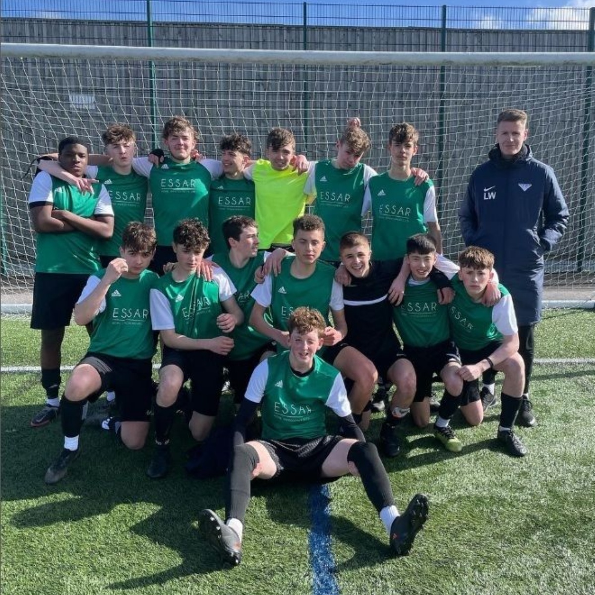 Y11s into the final of the football Clegg Shield! - Meadowhead School