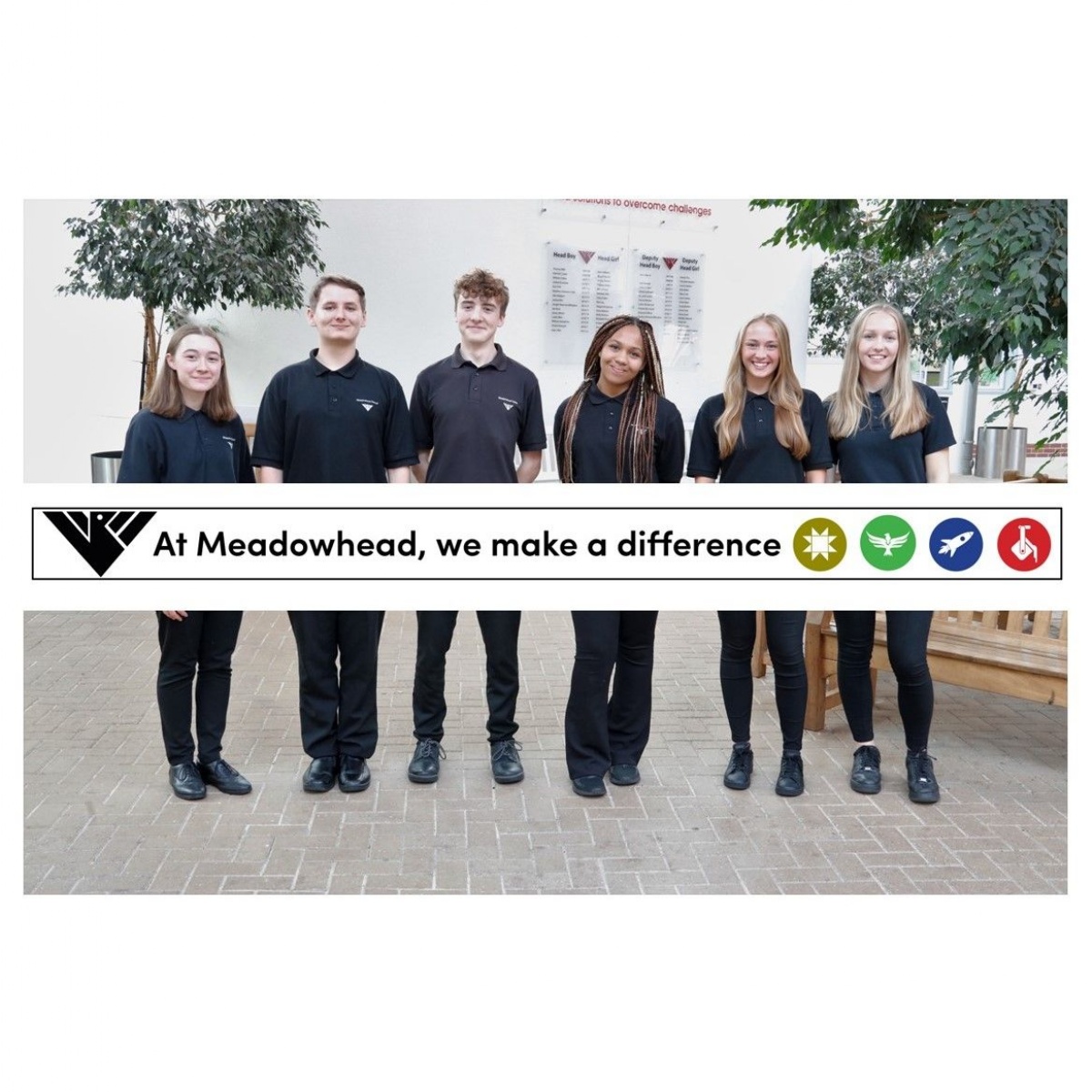Head Students and Deputies begin their year in office - Meadowhead School