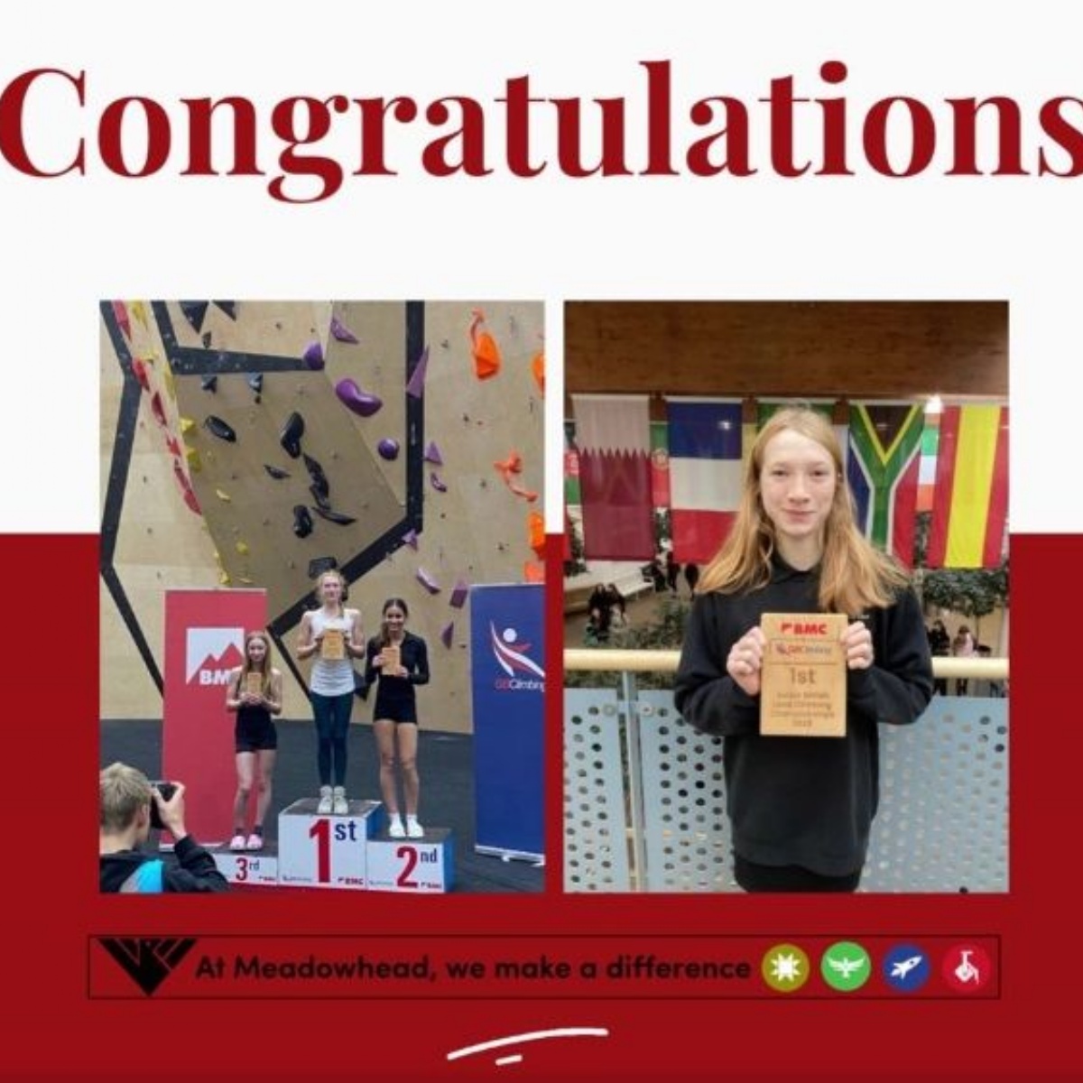 Congratulations - Meadowhead School