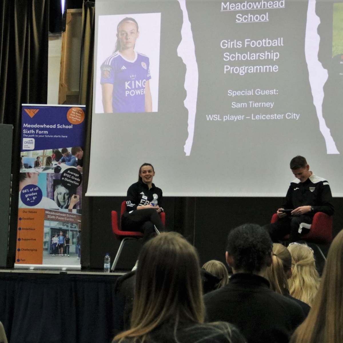 Leicester City’s Sam Tierney launches our Girls Football Scholarship ...