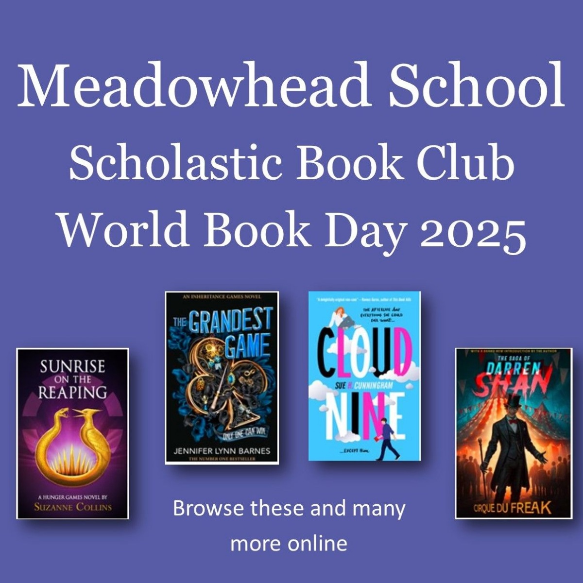 Get ready for World Book Day! - Meadowhead School